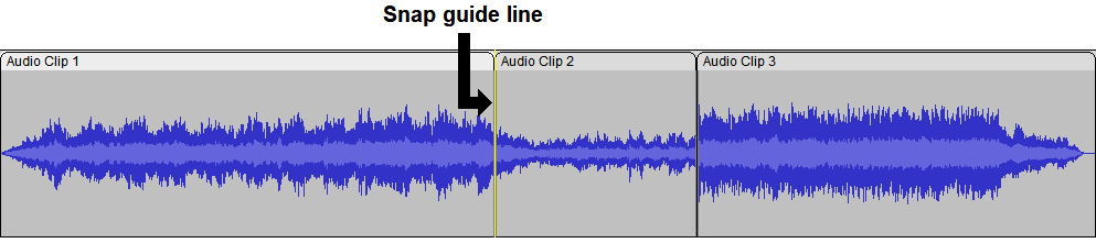 Move and align audio - Learning Audacity